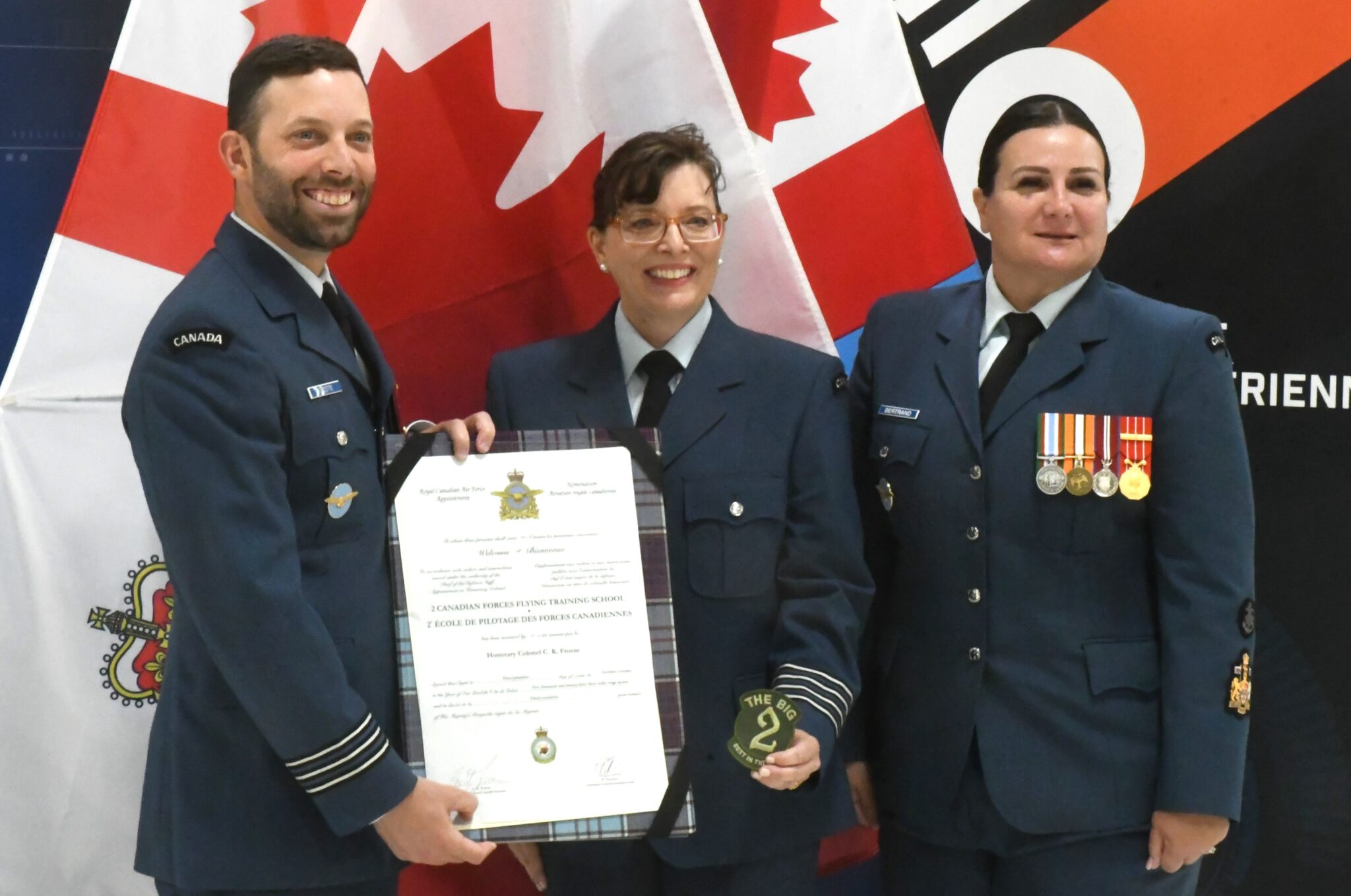 2 CFFTS at 15 Wing welcomes Honorary Colonel Crystal Froese - Moose Jaw ...